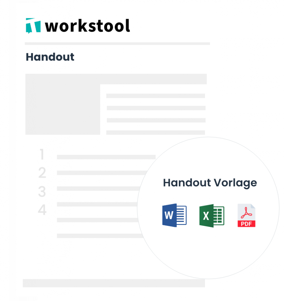 Handout Vorlage - Kostenloser Download | Workstool