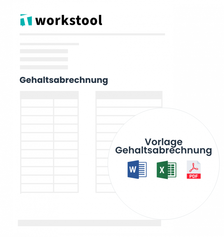 Gehaltsabrechnung Vorlage - Kostenloser Download | Workstool